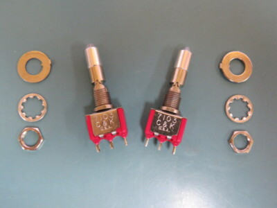 C n K 7103-K12-Z-Q-E Qty of 2 per Lot TOGGLE SWITCH SPDT LOCK LEVER SPDT | eBay