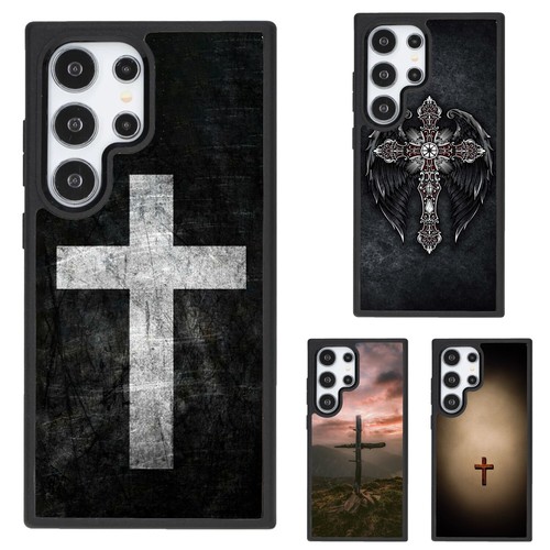 Protective Cover For Samsung S25 S24 S23 FE Ultra a15 a16 black dark ...