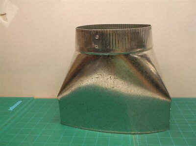 Master Flow 3-1/4 in. x 10 in. x 7 in. Hood Transition Fan Boot FB3 ...