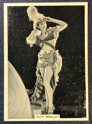 Ruth Woolley 1939 Grace & Beauty Movie Actress Cigarette Tobacco Card ...