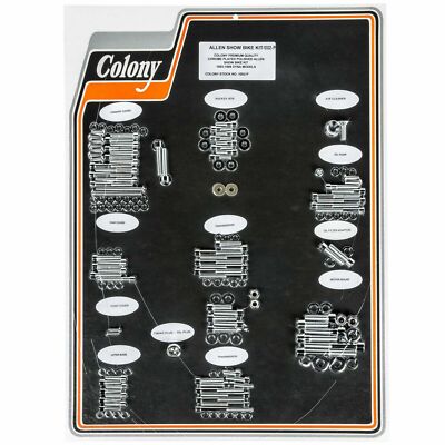 SHOW BIKE HARDWARE KIT (Polished) Harley Dyna Glide FXD Evo Models '93 ...