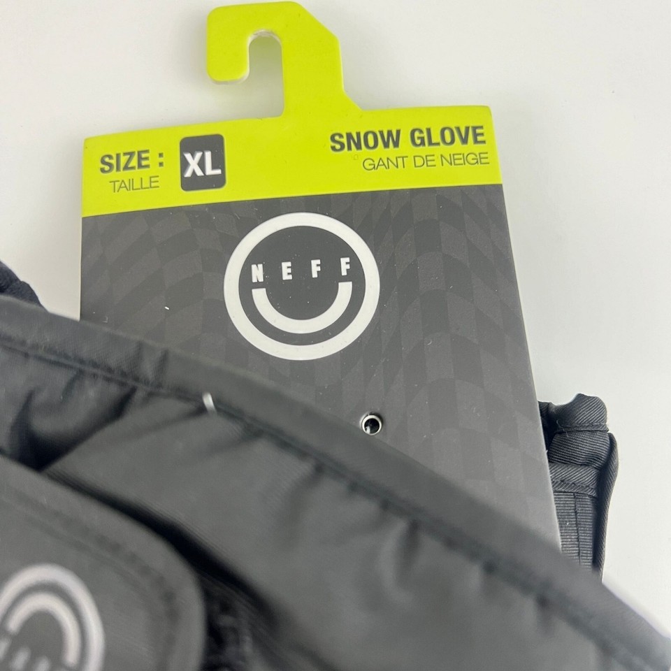 Neff Men's Black Snow Gloves Ski Snowboarding Size XL | eBay