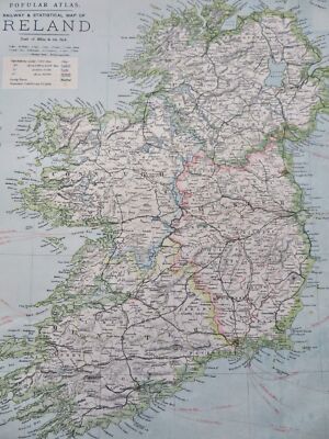 Ireland Dublin Derry Galway Waterford Lighthouses 1883 Lett's SDUK ...