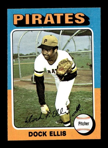 1975 Topps #385 Dock Ellis Pirates NEAR MINT *5u | eBay