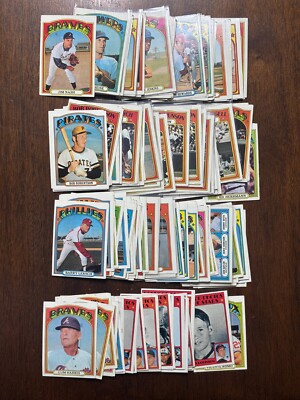 1972 Topps Baseball Complete Your Set U-Pick Card #400-500 Good to EX ...