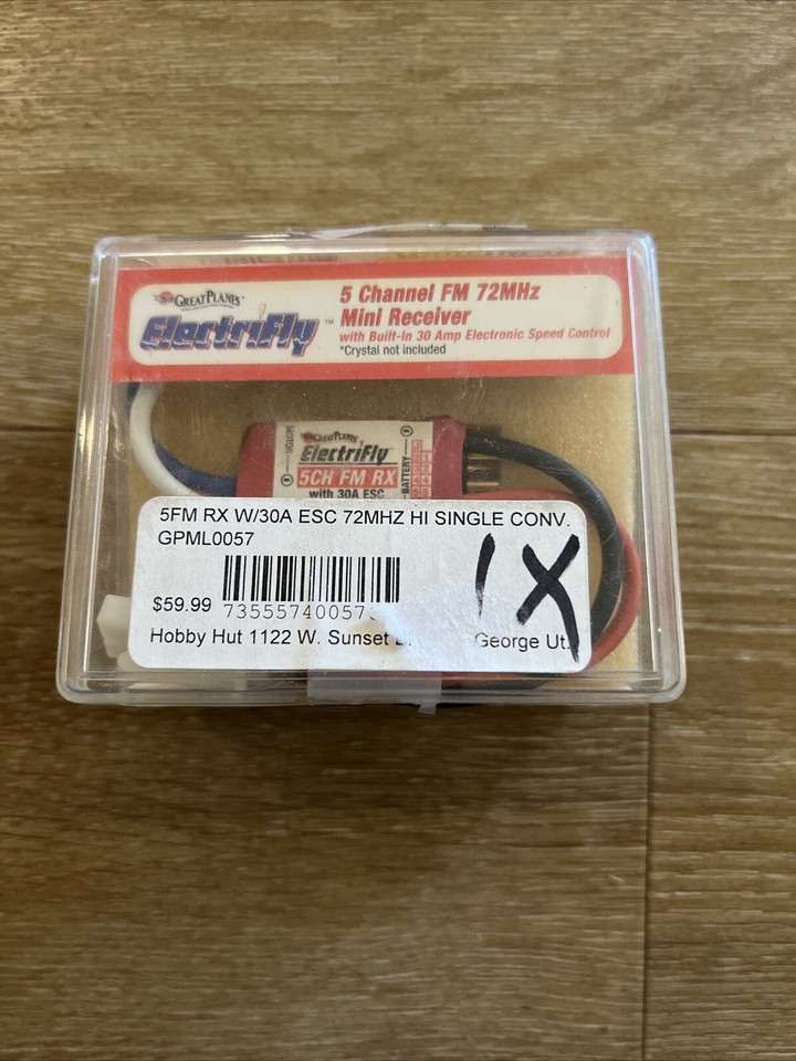 Electrifly Great Planes 5 Channel FM 72MHz Mini Receiver GPML0057 | eBay