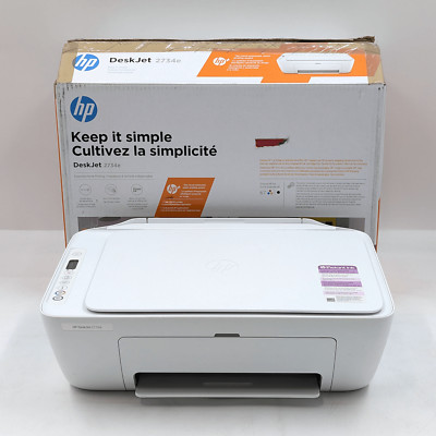 HP DeskJet 2734e Wireless All-in-One Printer In White - 26K72A#B1H | eBay