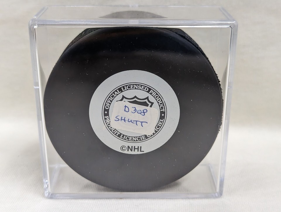 Steve Shutt Canadiens NHL HOCKEY PUCK Signed AUTOGRAPHED + Case | eBay