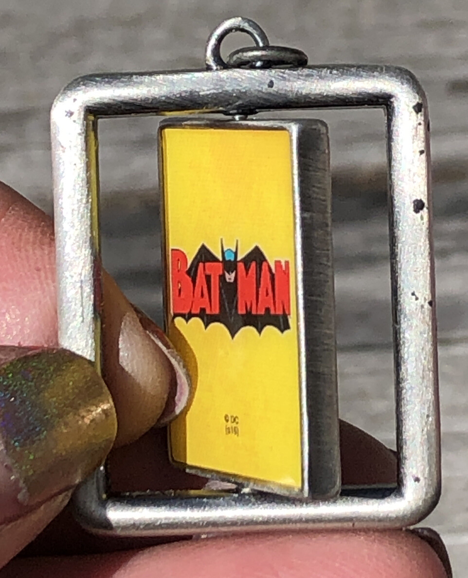 DC Comics Justice League Batman Logo Charm Pendant Ne… - Gem