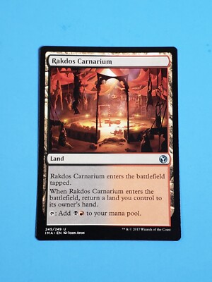 1x Rakdos Carnarium Iconic Masters 2017 Mtg Magic Card Dual Land Mana ...