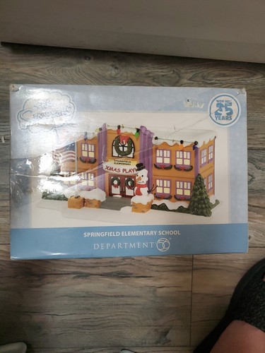 DEPT 56 THE SIMPSONS SPRINGFIELD ELEMENTARY SCHOOL VILLAGE 4032215 | eBay