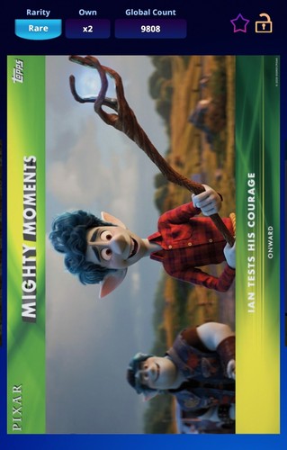 Topps Disney Collect Digital Heroes Collection ONWARD Ian Mighty ...