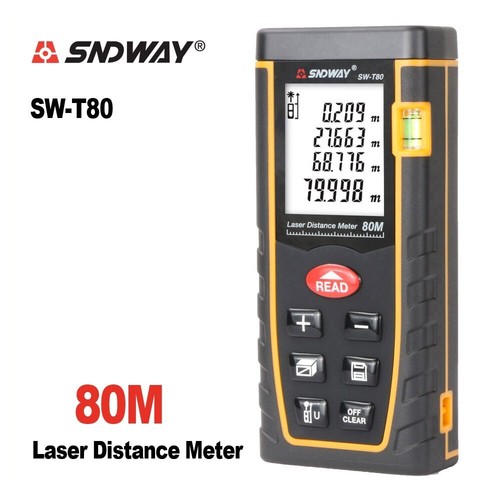 Portable Handheld Laser Laser Distance Meter Digital Range Finder 40m ...
