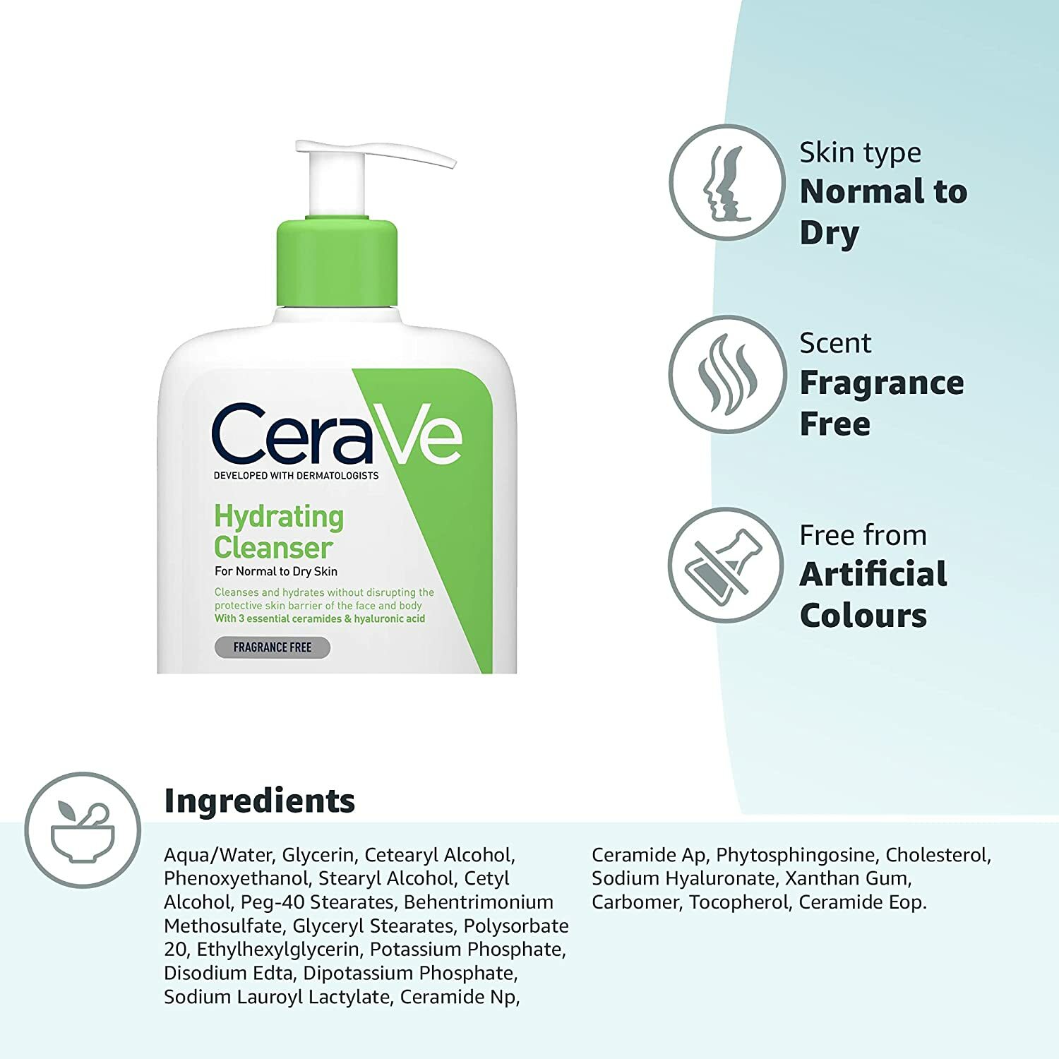 NEW CeraVe Non-Foaming Cleanser Daily Face Body Wash Hydrating Normal ...