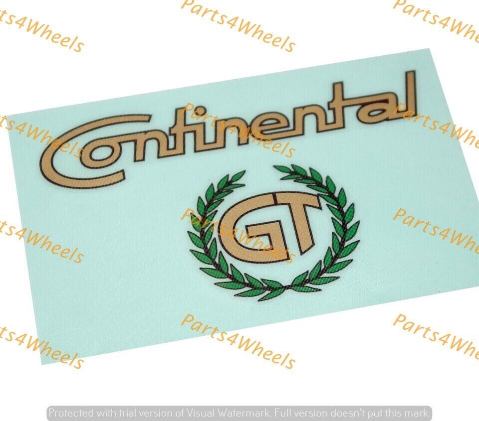 Fit For Enfield Gt Continental New Vinyl Decal Sticker Emblem Set | eBay