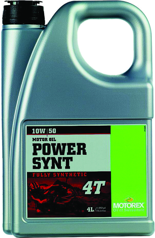 Motorex Power Synthetic 4T Motor Oil 10W-50 4 Liter 110452 98-0035 3601 ...