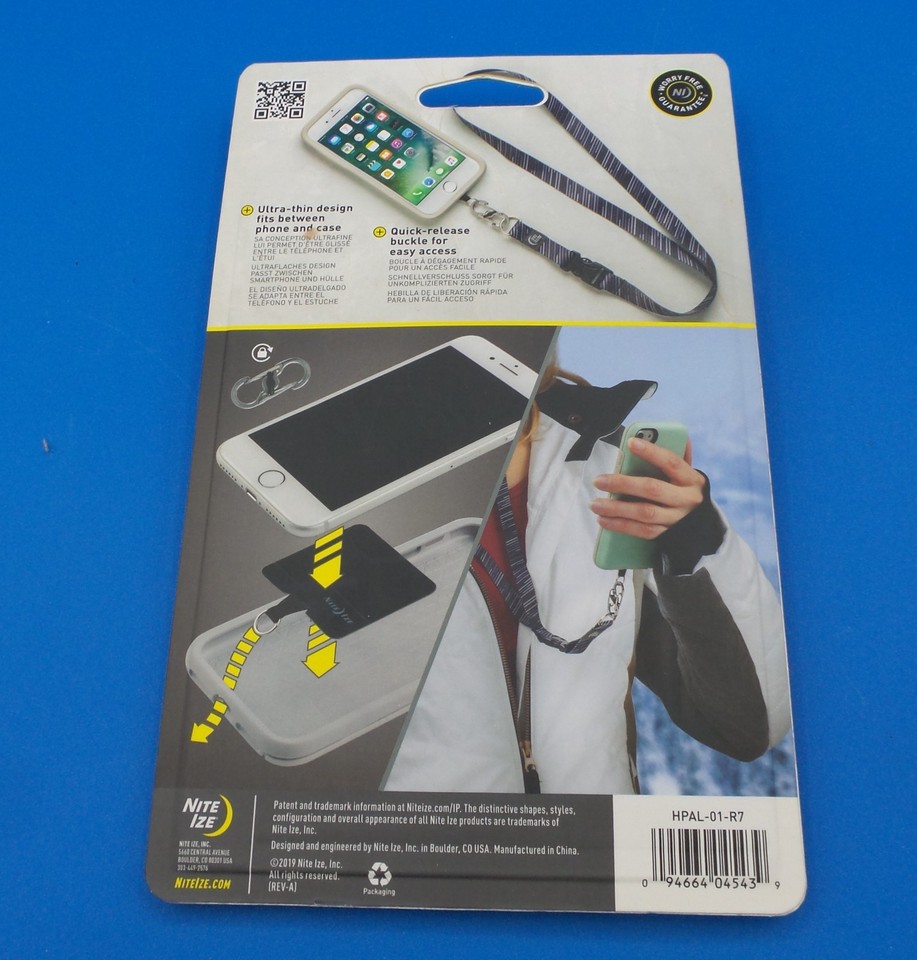Nite Ize - Hitch Phone Anchor & Lanyard HPAL-01-R7 Secure protect your ...