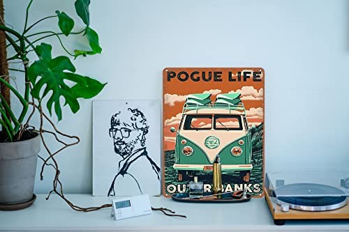 Funny Outer Retro Metal tin Sign, Banks Pogue Life Art | eBay