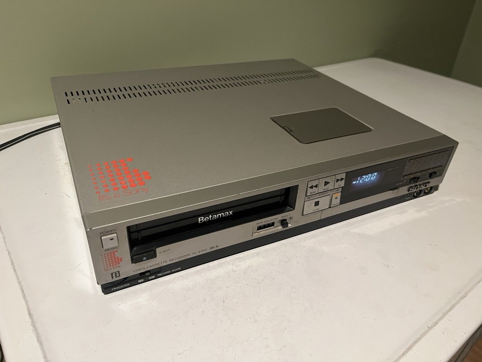 Sony Betamax SL-2300 Beta Video Working Tested - Rebuilt Power Supply ...