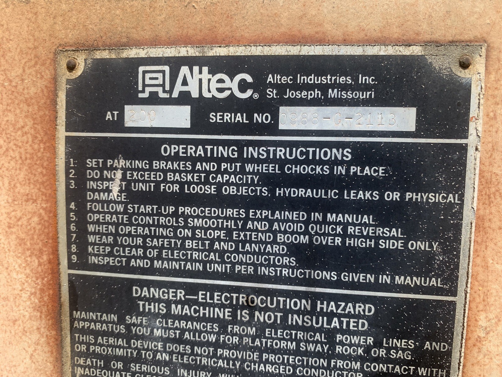 altec bucket truck parts F600 diesel | eBay