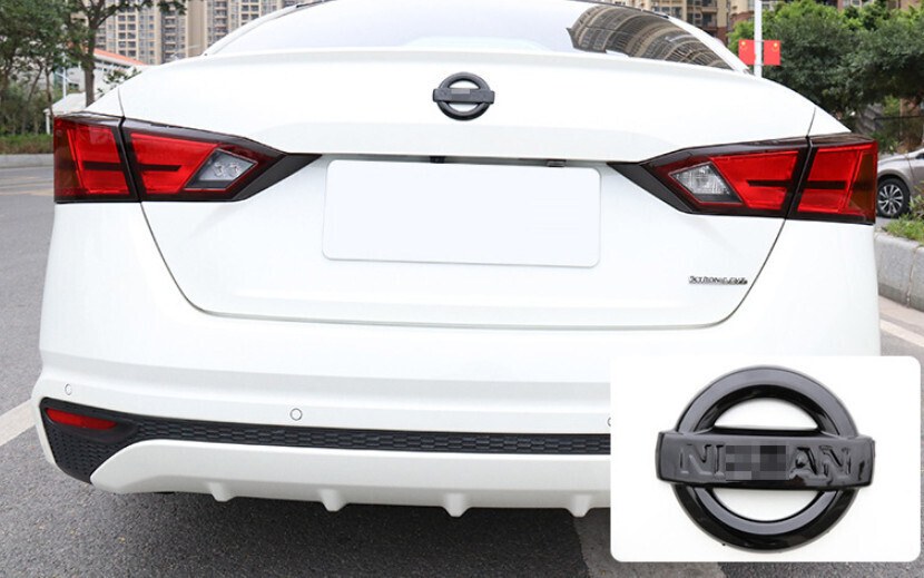 For Nissan Altima 2019-2022 Gloss Black Letters Front Rear Back Logo ...