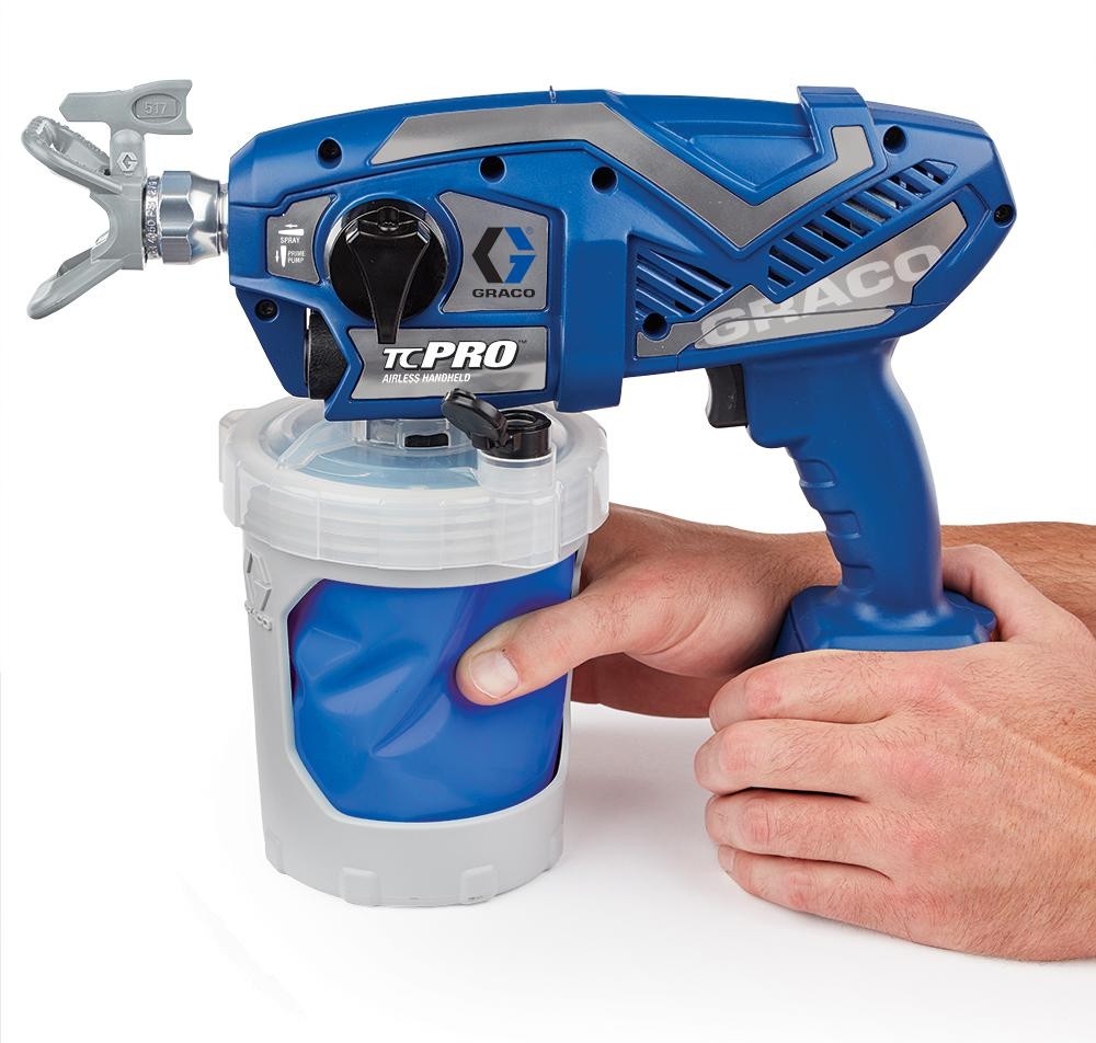Graco TC Pro Cordless Airless Paint Sprayer Triax Piston Pump Durable ...