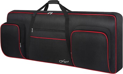 76-Key Electric Keyboard Case Gig Bag Waterproof High Quality Padded ...