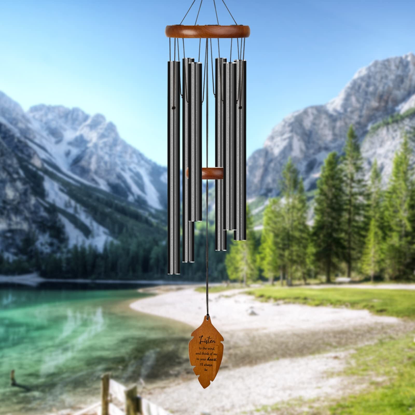 Outdoors Wind Chimes Sympathy Memorial For Loss Of Loved One Soothing ...