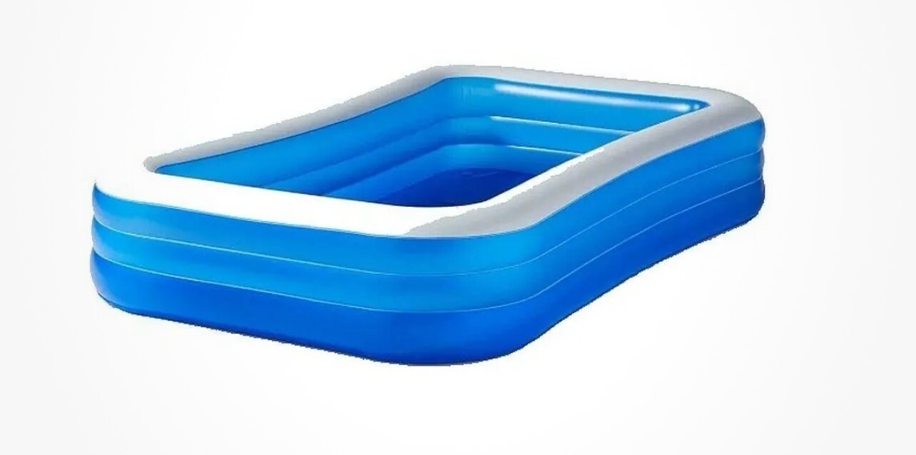 Sun Squad Deluxe Inflatable Above Ground Pool - Blue, 12x22in for sale ...