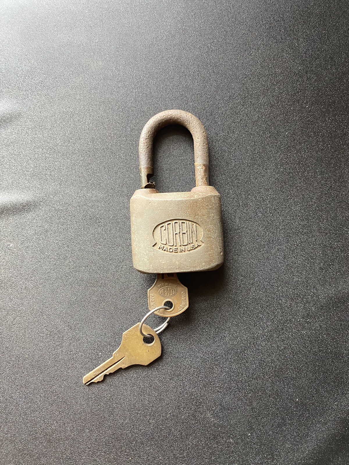 Vintage Made In USA Corbin Lock With Two Keys | eBay