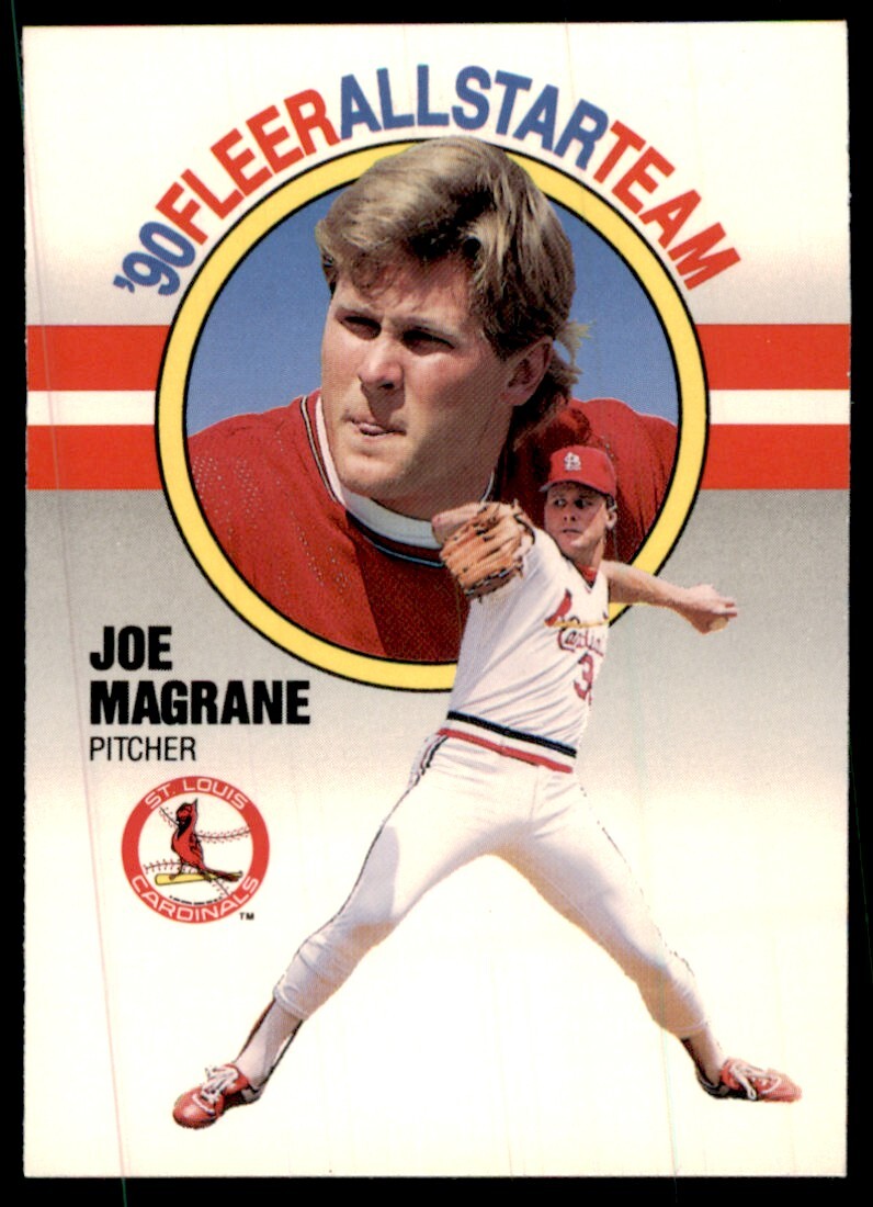 1990 FLEER JOE MAGRANE ST. LOUIS CARDINALS #252 | eBay
