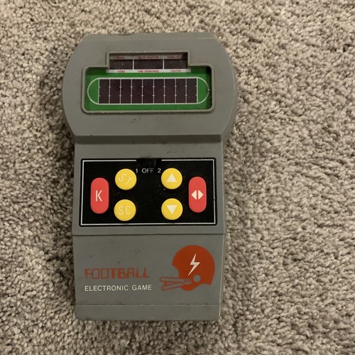 Vintage Electronic Football Handheld Video Game 1975 Sears Mattel ...