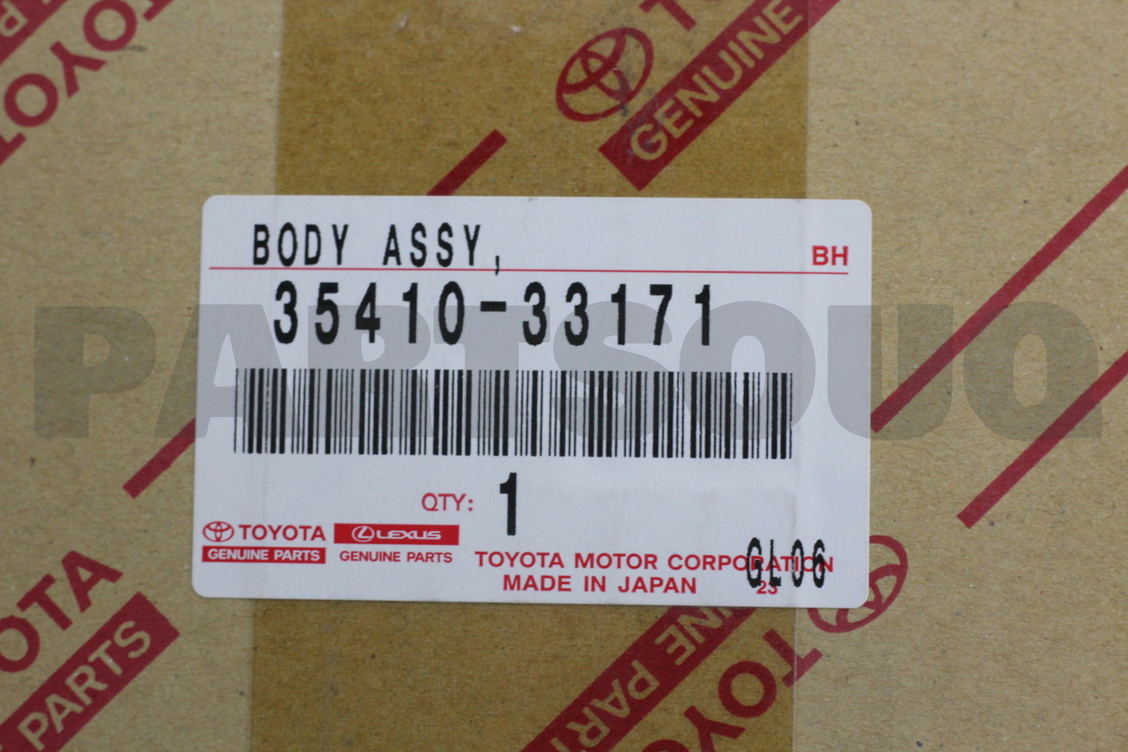 3541033171 Genuine Toyota BODY ASSY, TRANSMISSION VALVE 35410-33171 | eBay