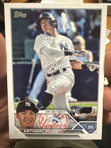 Anthony Volpe 2023 Topps #460 Rookie Card New York Yankees Prospect RC ...