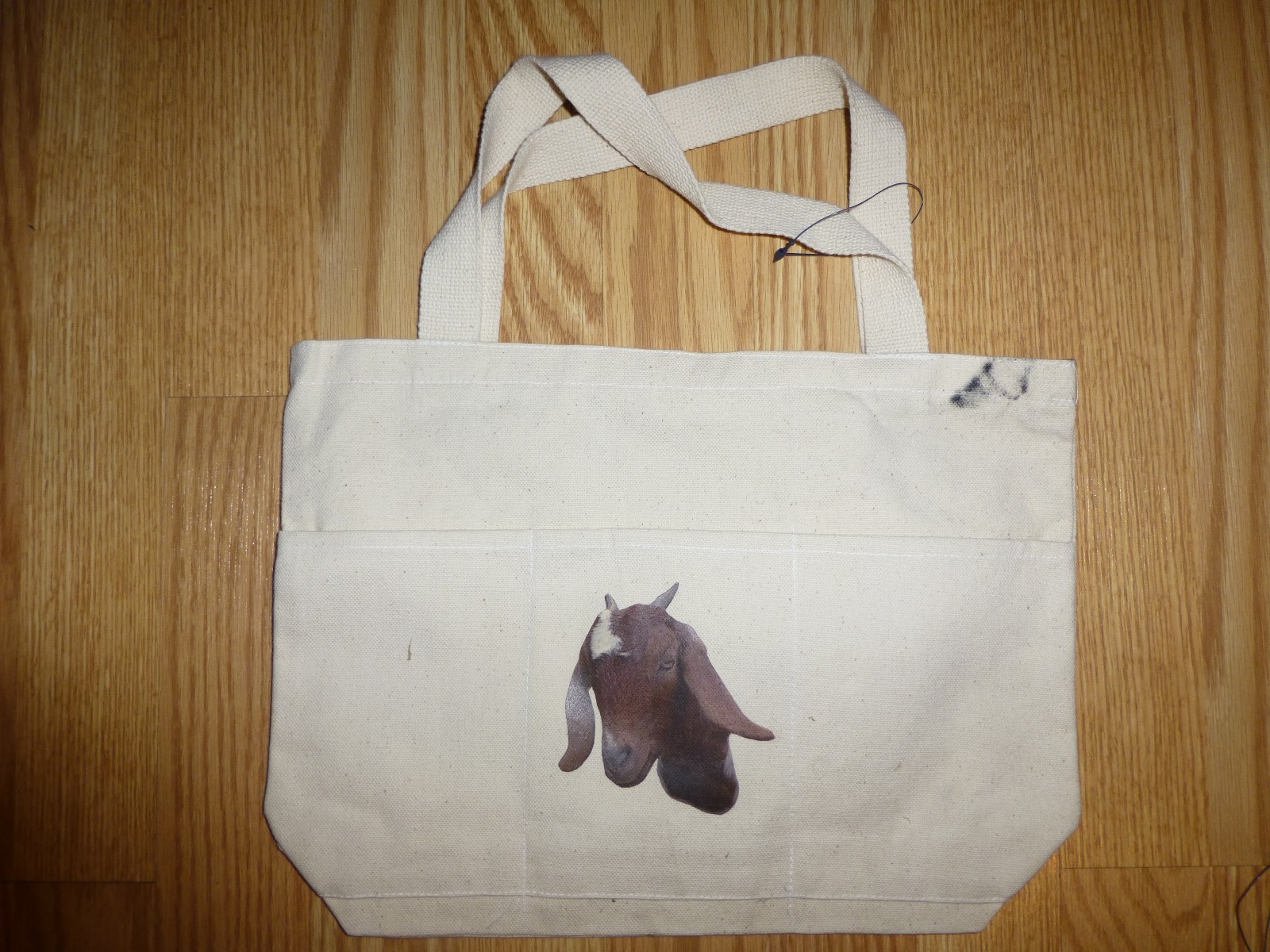 Handmade Canvas Tote Bag - Goat Design (Lot of 3) | eBay