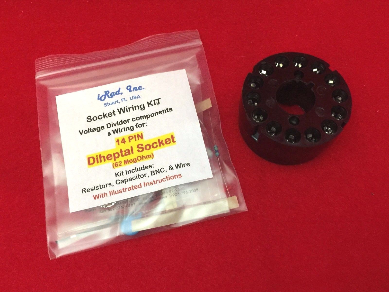 B14A Socket and Voltage Divider KIT for 14Pin PMT Diheptal ...