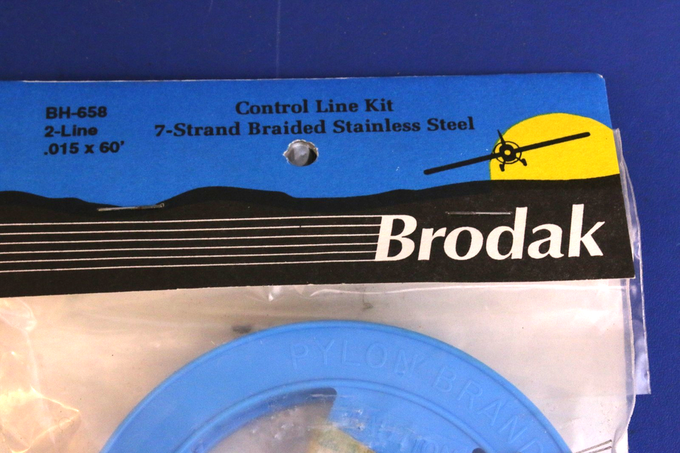 Brodak Control Line Kit .015" x 60' - Lot FN | eBay