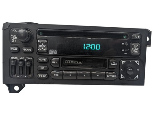 94-02 Dodge Dakota Ram Jeep AM FM Radio Cassette 4704383 CD PLAYER ...