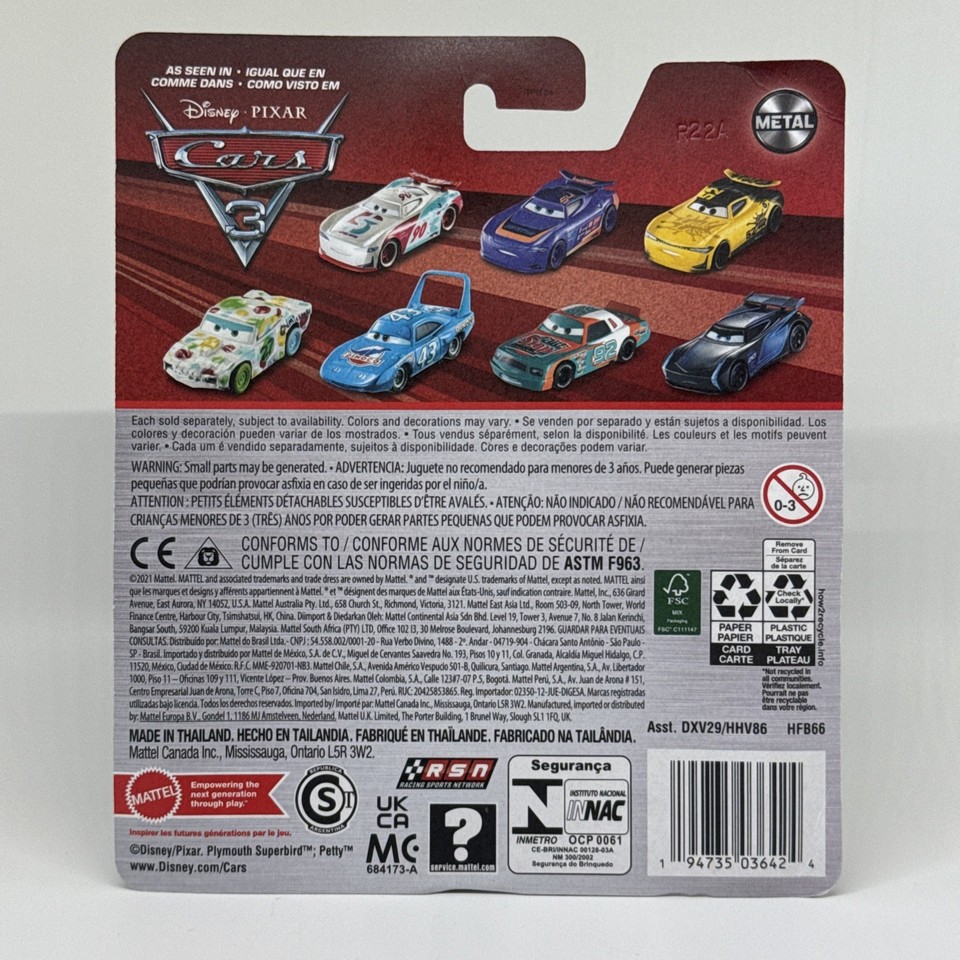 2022 Disney Pixar Cars 1:55 - FLIP DOVER Next Gen Racer Die Cast Metal ...