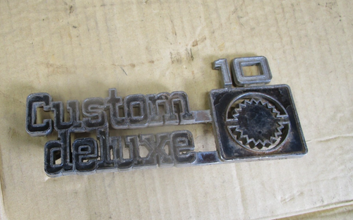 73-80 Chevy C10 Custom Deluxe Emblem | 1973-1980 Truck Badge | eBay