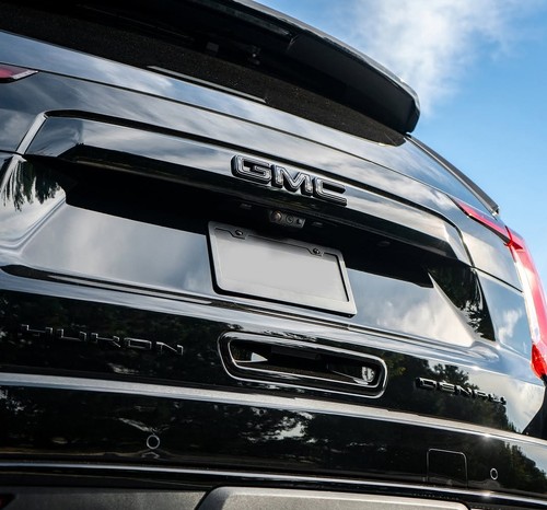 set 2 OEM Grille Rear GMC Emblem for 2021-2024 Yukon Gloss Matt black ...