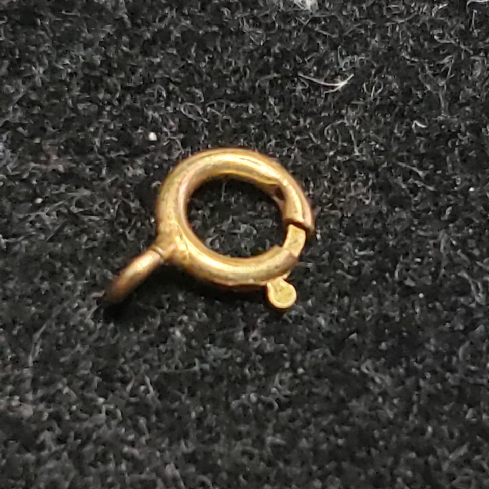 14 KT YELLOW GOLD CLASP SPRING RING CLASP 14 K 5 MM | eBay