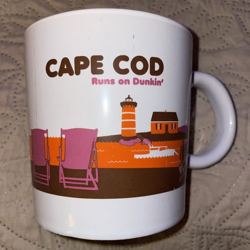 Dunkin Donuts Cape Cod Runs On Dunkin’ Coffee Mug 2013 Orange & Pink ...