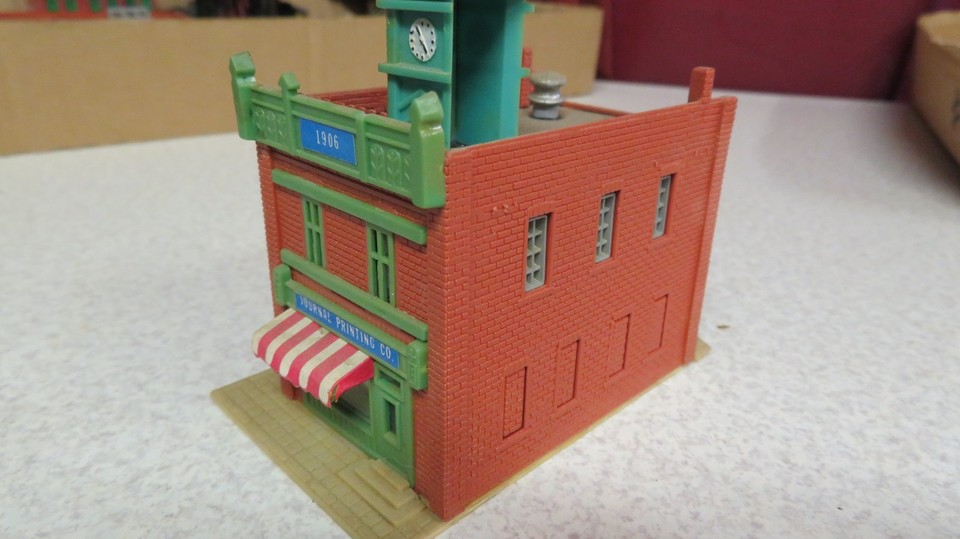 POLA THE STAR JOURNAL PRINTING CO "1906" BRICK BUILDING BUILT N SCALE ...