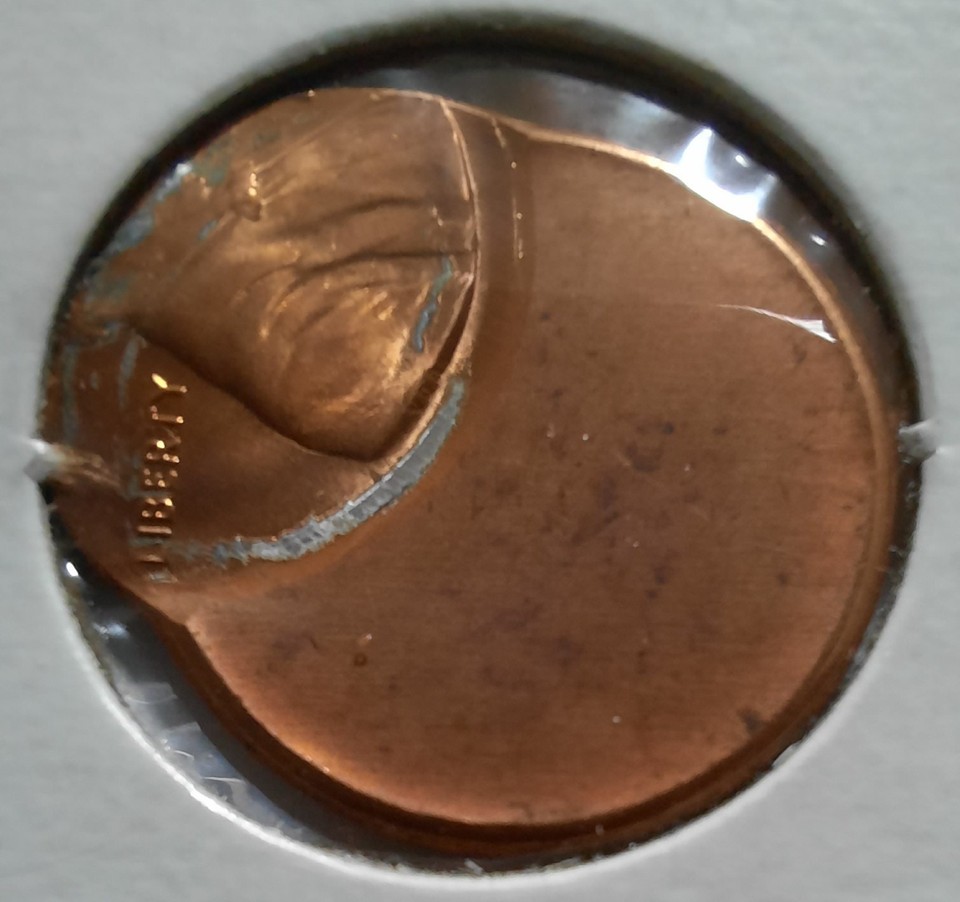 Lincoln Cent (ND) 80% Struck Off Center Error Coin Major Mint Error ...