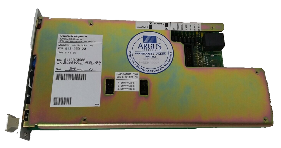 Argus RSM 48/10 018-550-20 Supervisory Module | eBay