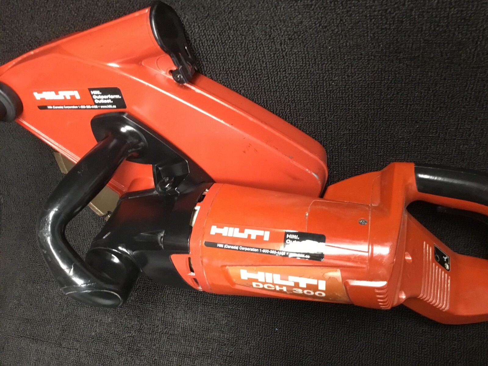 HILTI DCH 300 ELECTRIC DIAMOND CUTTERS, PREOWNED, FREE PADS, EAR MUFFS ...