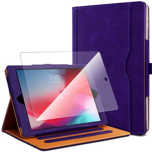 Pack Étui de Protection Violet + 1 Verre Trempé pour Apple iPad Pro 10. ...