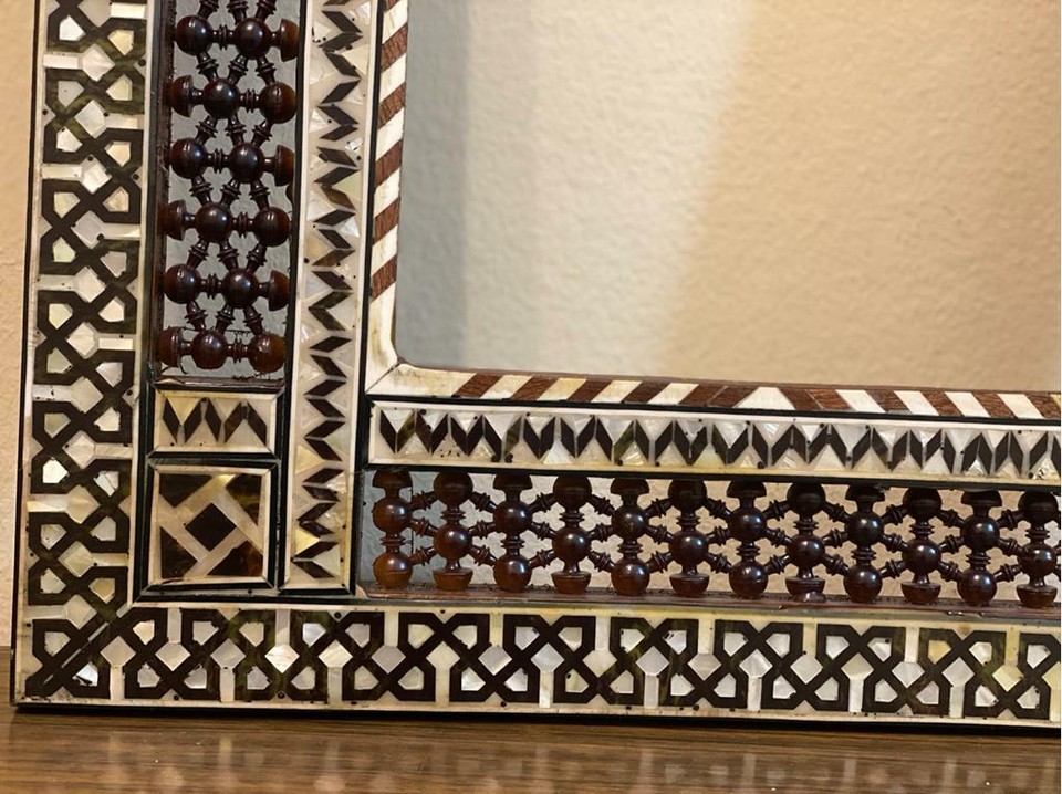 Handmade Mirror Wall Frames Decor, Art Decor Furniture, Wood Mirror ...