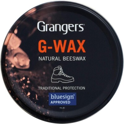 Grangers G-Wax 80g Leather Shoe/Boot Waterproofer Proofer Beeswax ...
